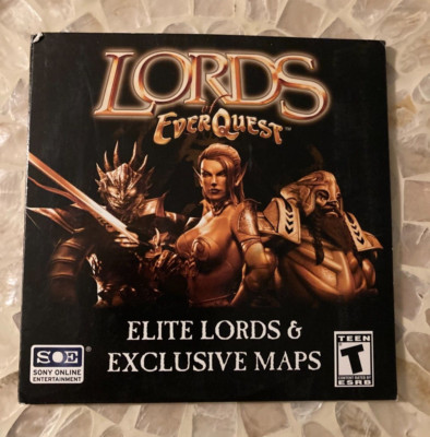 Lords of Everquest PC CD Elite Lords and Exclusive Maps 2003 Sony ...