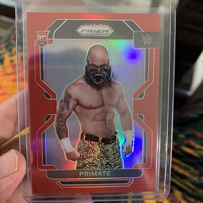 Panini Prizm Primate Red RC 173/299 WWE | eBay