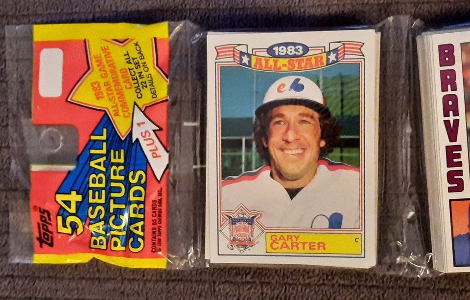 1984 Topps BB Rack Pack P. Niekro, Dawson, G.Carter AS On Top + Torrez ...