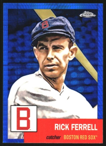 2022 T Chrome Platinum Anniversary Blue Prism Refractors #142 Rick ...