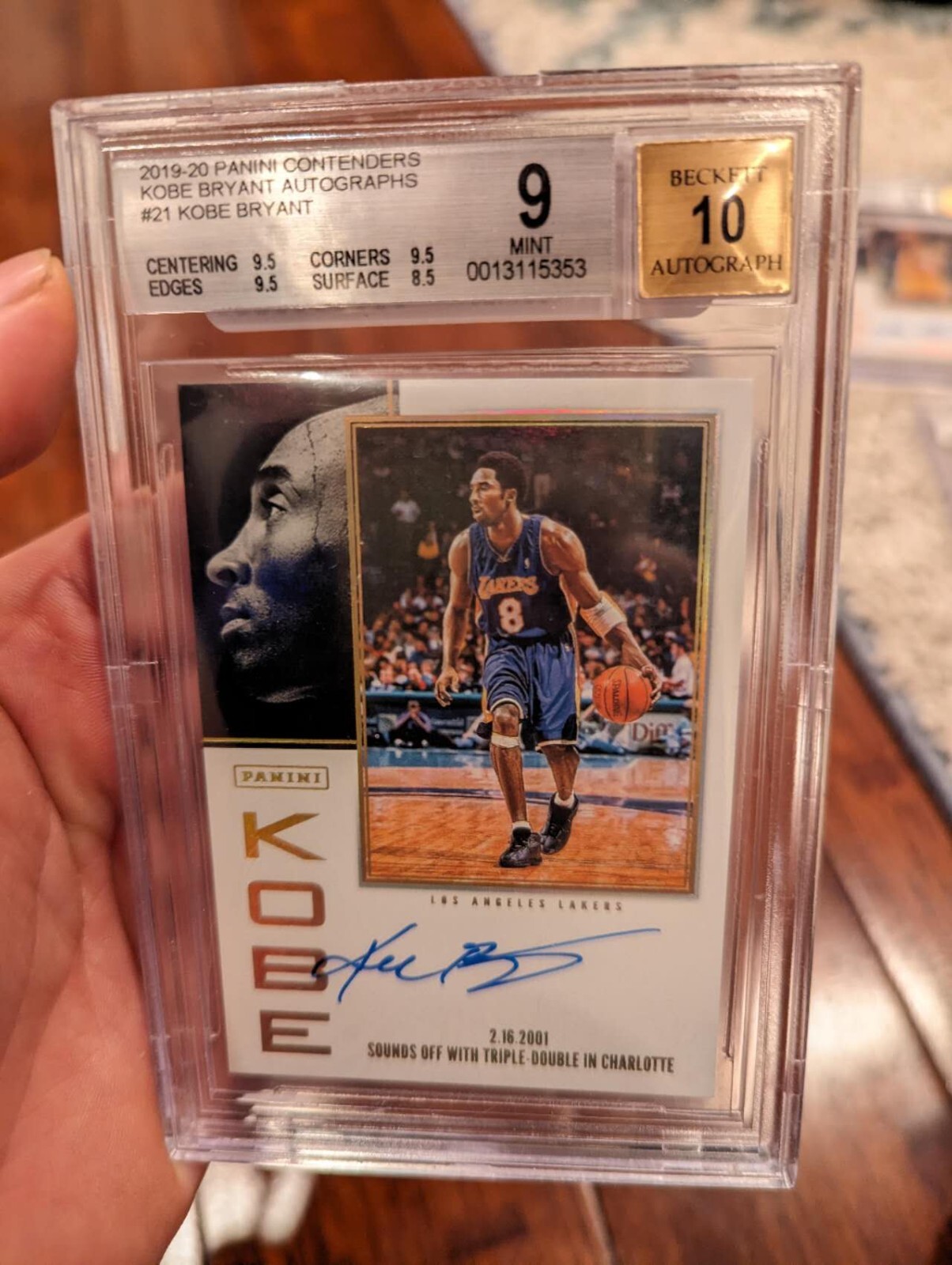 2019-20 Panini Contenders Auto Autographs Kobe Bryant 14 Collection Set ...