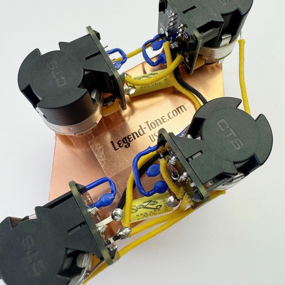 Gibson Les Paul JP (Jimmy Page) Wiring CTS P/P Pots - With Toggle ...