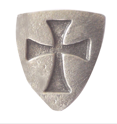 Masonic Lapel Pins For Sale Knights Templar Crusader White Cross Black ...
