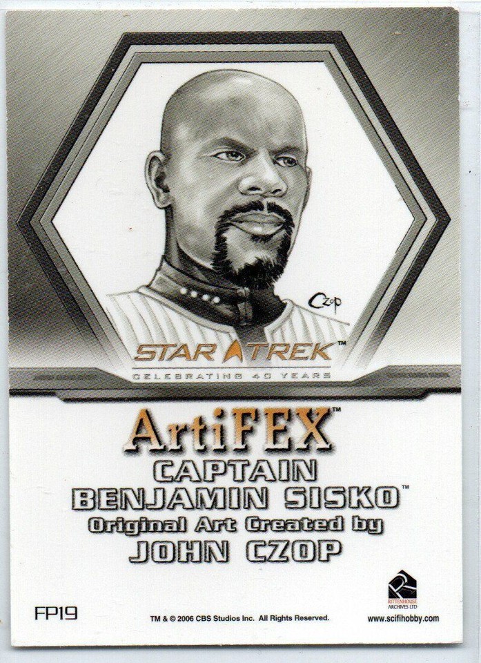 Captain Benjamin Sisko 2006 StarTrek 40th Anniversary Bridge Crew ...