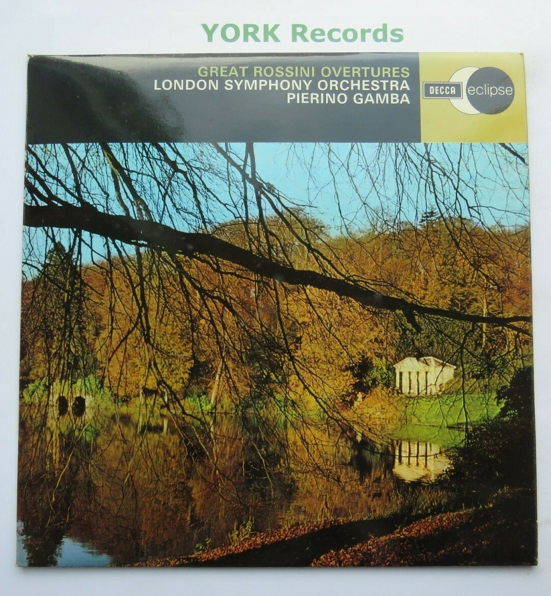 ECS 531 - ROSSINI - Great Rossini Overtures GAMBA London SO - Ex Con LP ...