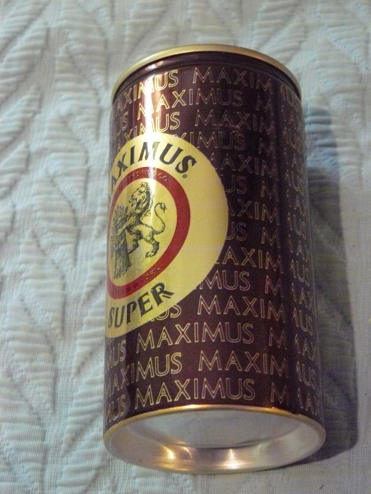 MAXIMUS SUPER EMPTY bottom opened TAB-TOP old beer can ALUMINUM | eBay