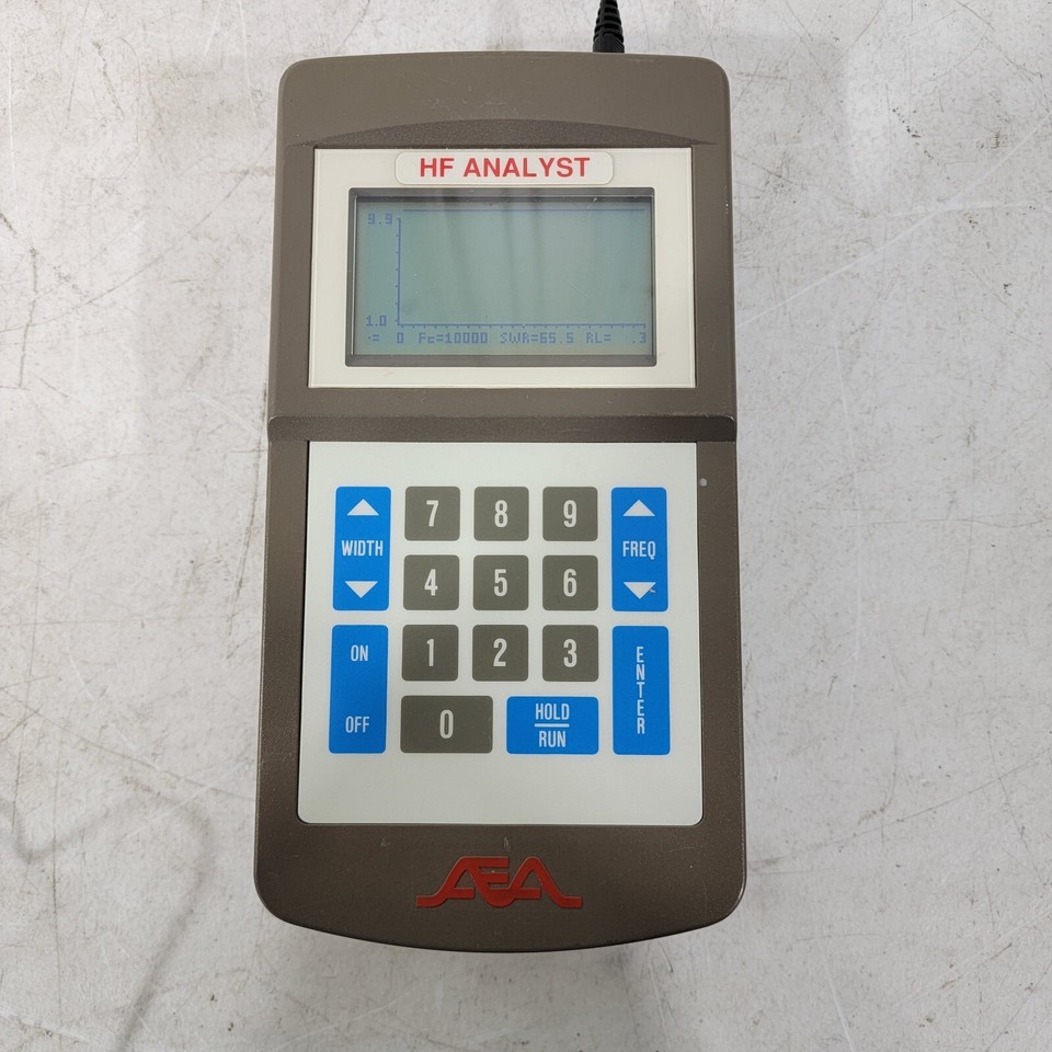 AEA SWR-121 HF Antenna Analyst HAM Cable and Antenna Analyzer w/ Power ...