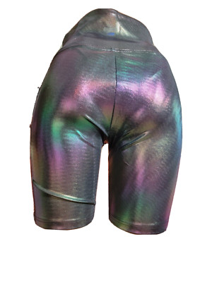 Marika/ Cycle House Women's Shiny Neon Mistic Biker Short Size L NWT | eBay