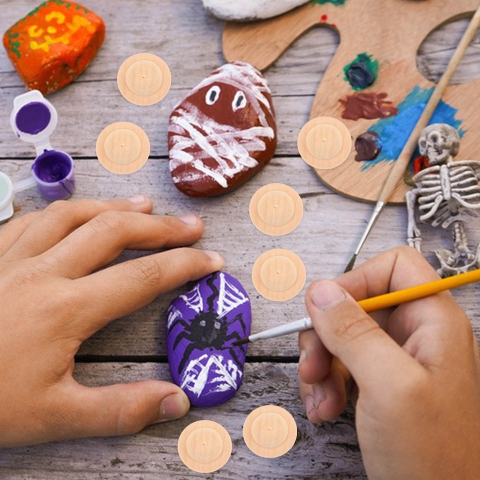 40 Pcs Macrame Hat Hanger Unfinished Shape Creative Painting Hats ...