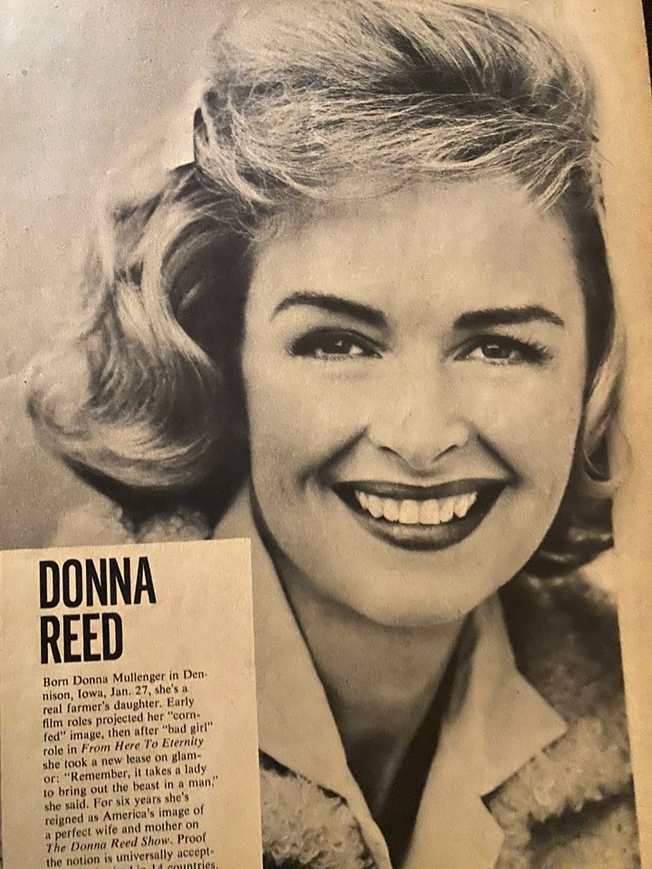 Audrey Hepburn, Donna Reed, Double Full Page Vintage Pinup, aa | eBay