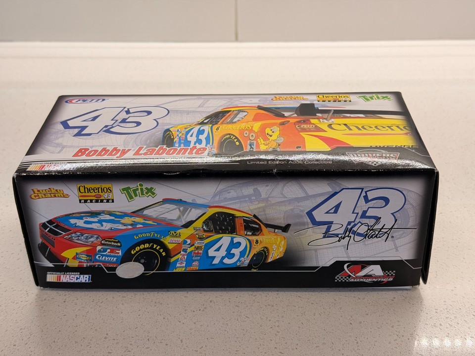 RARE VHTF Bobby Labonte 2007 #43 GM Equity Characters Avenger COT #611/ ...