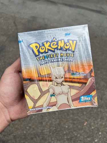 NEW Topps 1999 Pokemon The First Movie Booster Box 36 Packs Blue Logo ...