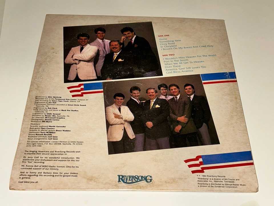 Singing Americans Live And Alive Gospel Music Album LP 22S | eBay