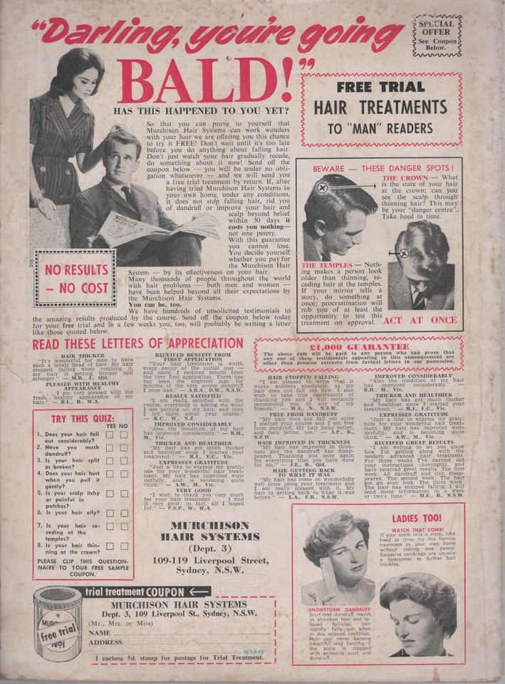 Kenneth G. Murray - MAN Volume 56, Number Three August 1964 | eBay ...