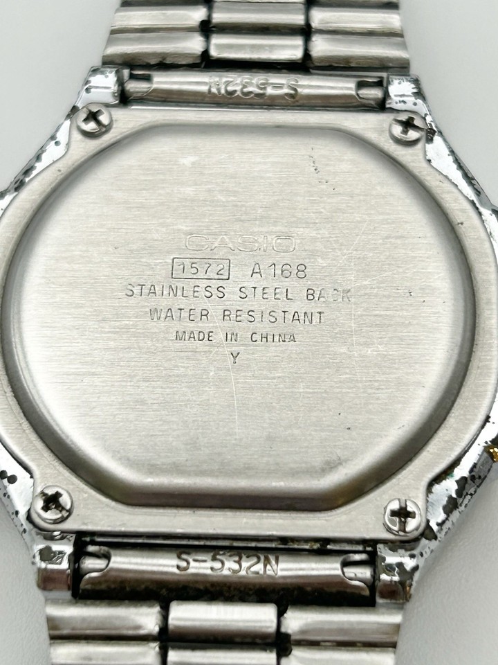 Vintage Casio A168 Digital Electro Luminescence Watch | eBay