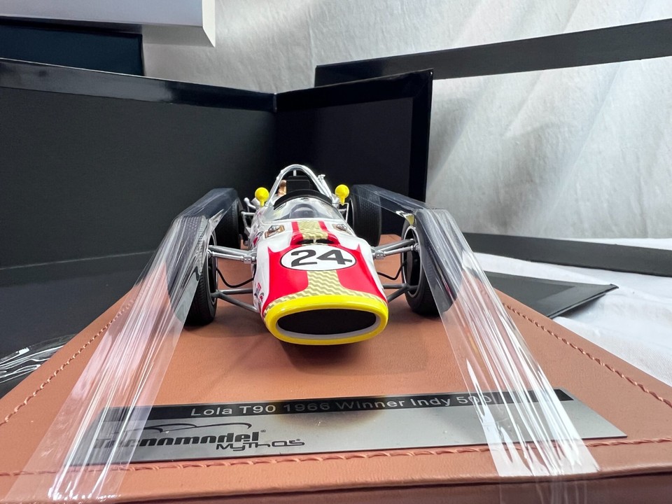 1/18 scale TECHNOMODEL 1966 Lola T90 Indy 500 Winner Graham Hill #24 L ...