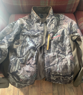 MOSSY OAK Break Up Infinity Large 42-44 Camo Full Zip Up Jacket | eBay