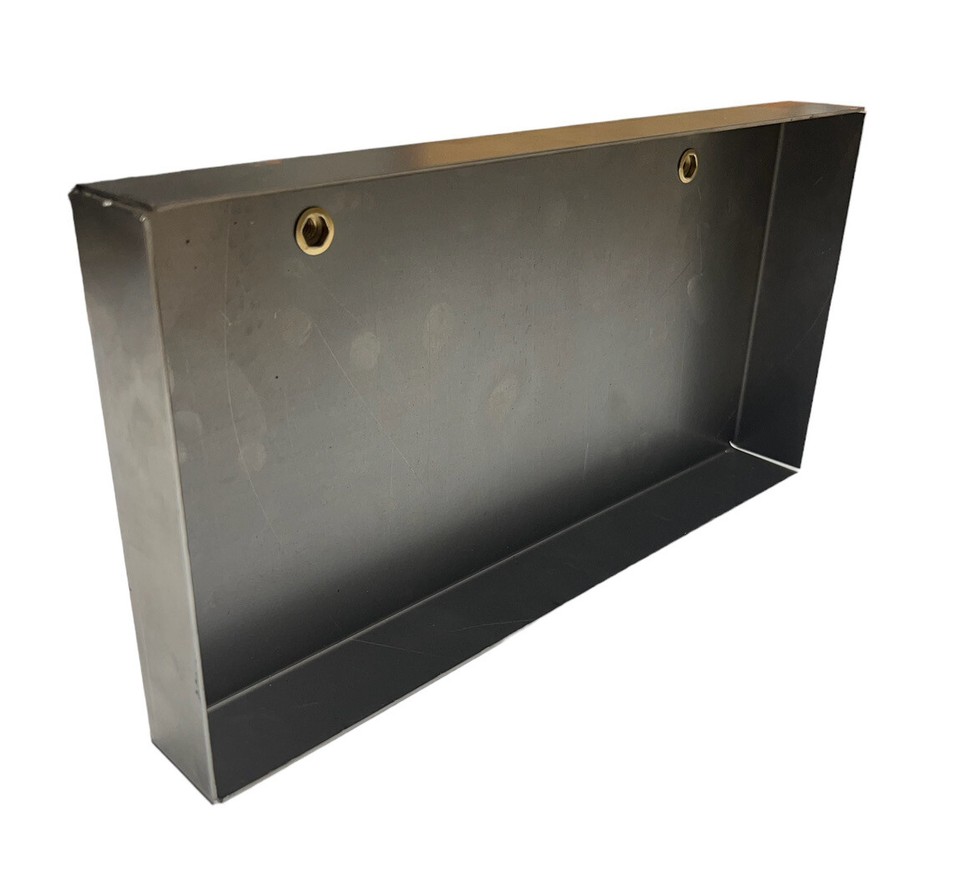 Steel Frenched Recessed License Plate Box For Custom Hot Rat Street Rod