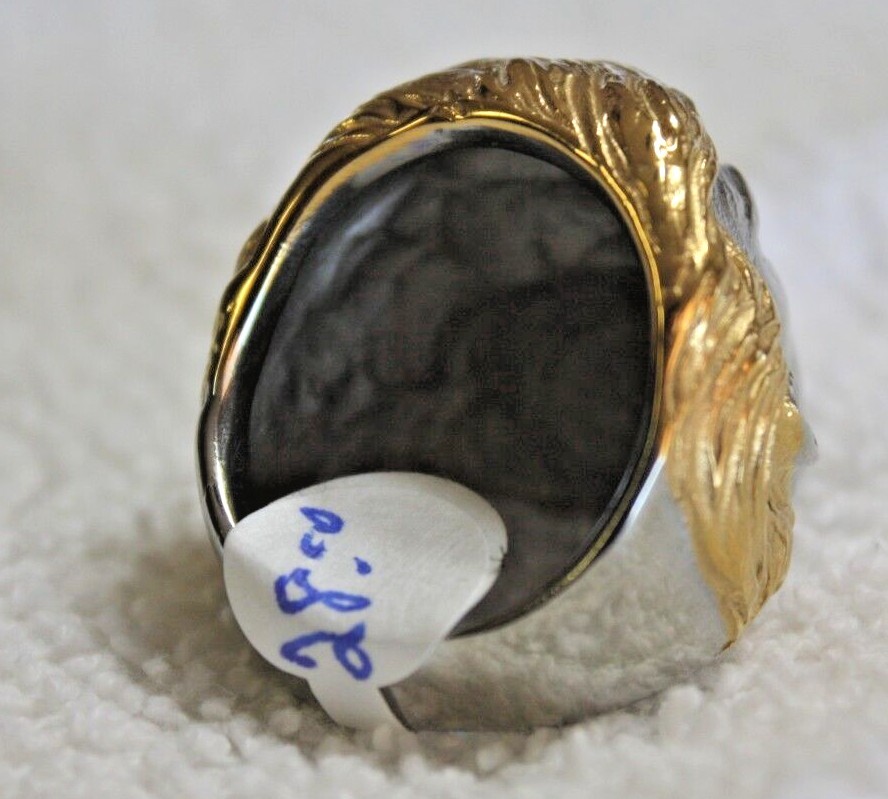 President - Donald Trump Gold Hair Ring, Stainless Steel, Size 7 thru ...