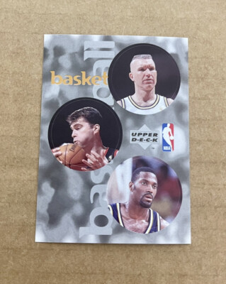 1997-98 NBA Upper Deck Stickers Chris Mullin / Arvydas Sabonis / Dale ...