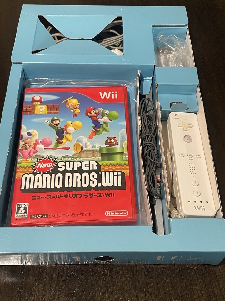 Wii Console - White With Mario Bros Wii (look At Description) | eBay
