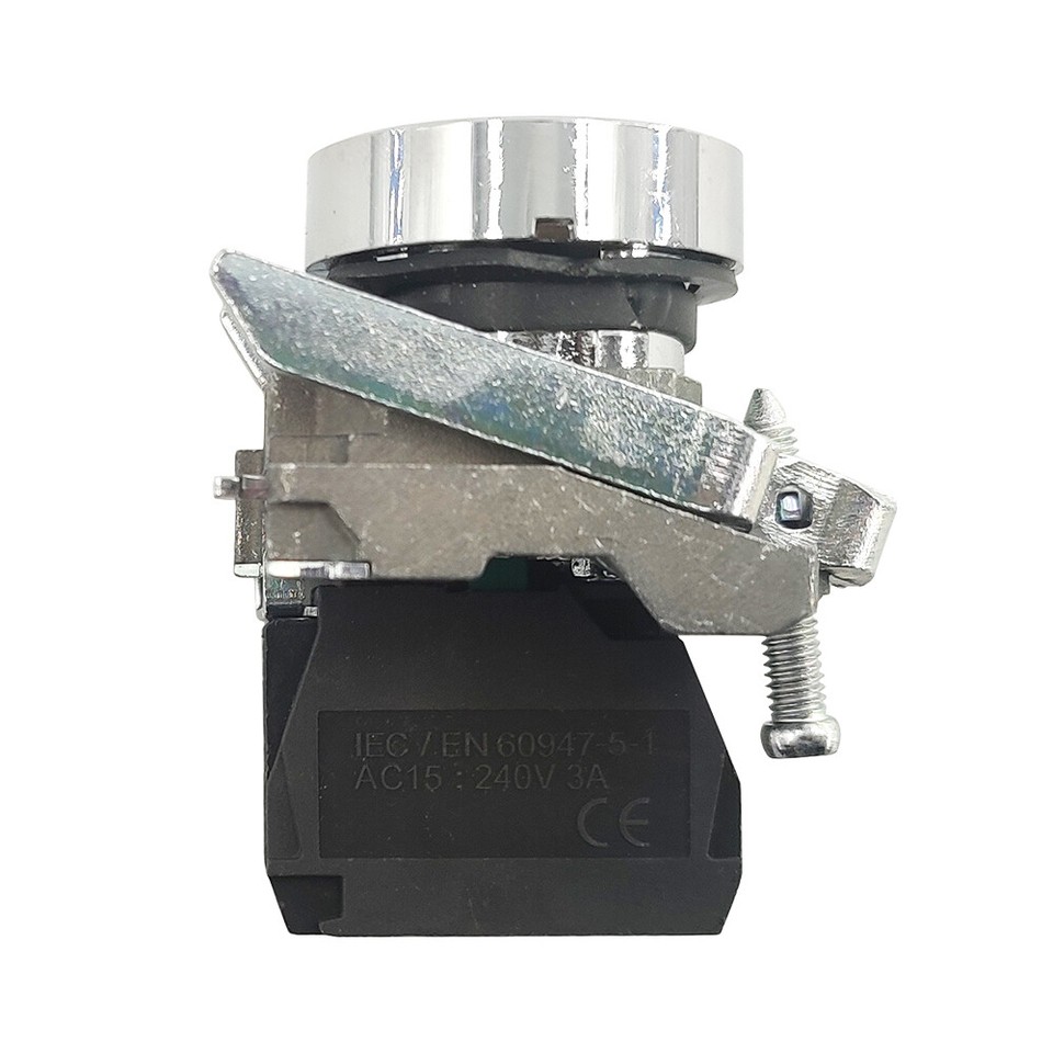 XB4-BA31 Push button metal XB4,green 22mm spring return unmarked 1NO ...