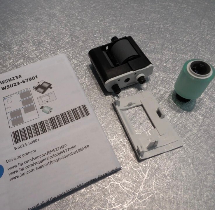 New OEM Genuine HP B5L52A W5U23A ADF Kit Pickup Roller Replacement M527 ...