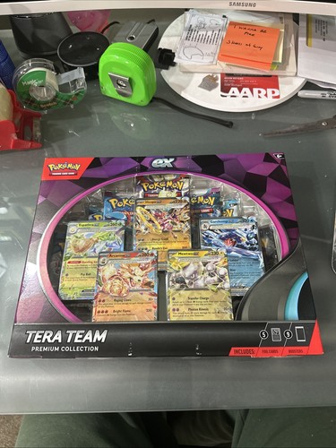 Pokemon TCG Scarlet & Violet - Tera Team EX Premium Collection Promo ...