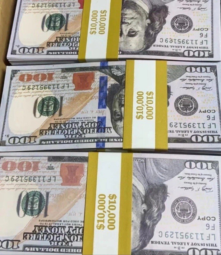 FAKE BANK GAMES PLAY MONEY KIDS CASH PAPER 100 PCS 100 DOLLAR BILLS ...