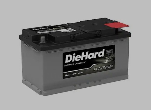 DieHard Platinum AGM Battery H8 Group Size 900 CCA 1000 CA 160 Minute ...
