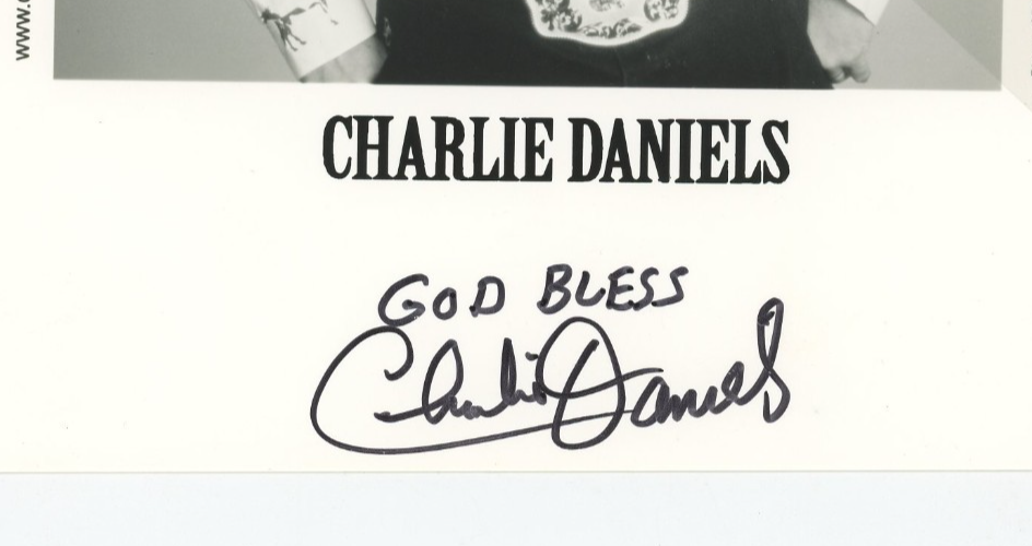 Autographed 8x10 Photo Country Music Singer & Legend Charlie Daniels | eBay