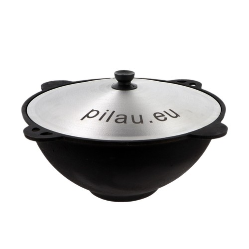 Uzbek Kazan Pot 22l. Cast Iron Pots With Aluminium Lid | eBay