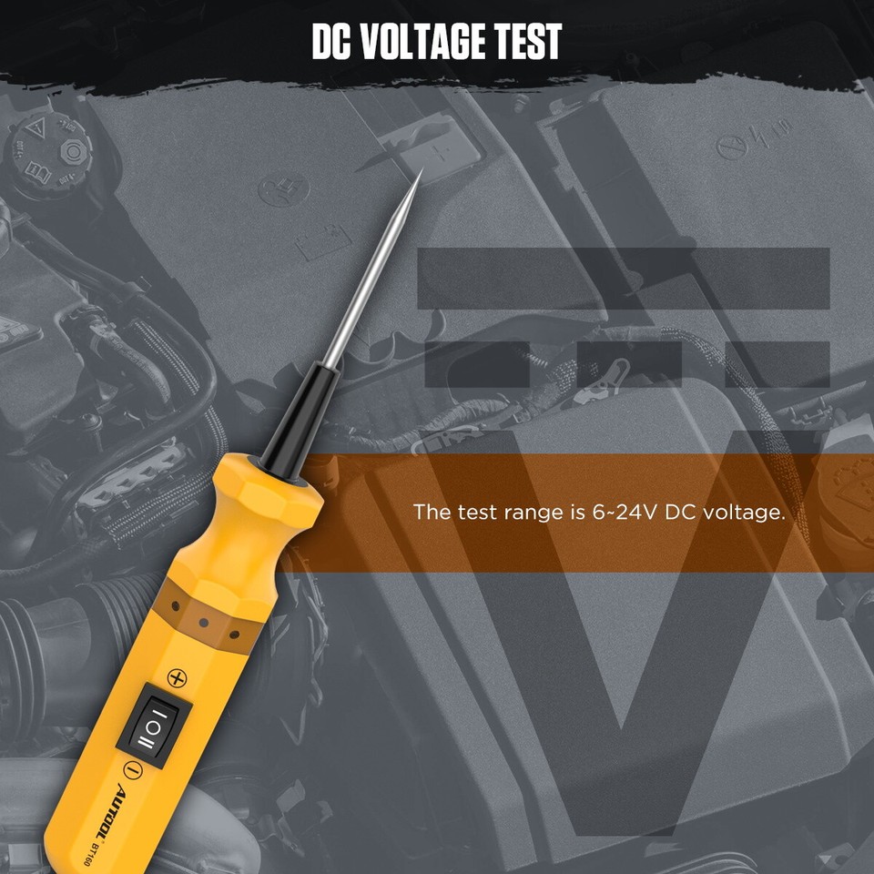 12V 24V Car Truck Circuit Tester Electrical Probe Avometer Volt ...