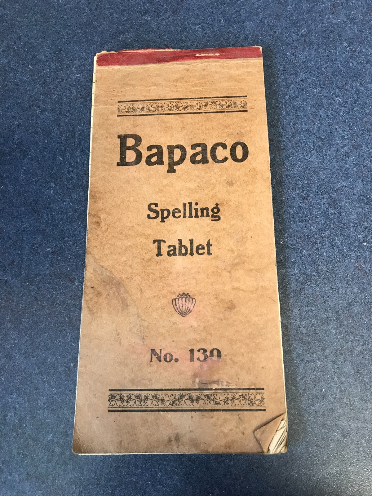Vintage Bapaco Spelling Tablet No 130 | eBay