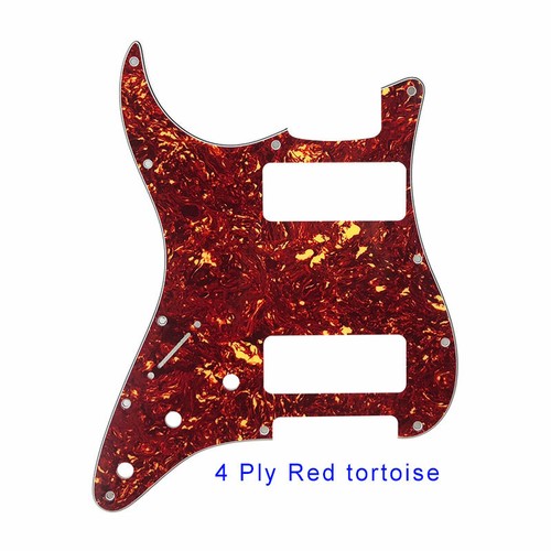 2P-90 Stratocaster PICKGUARD For Left Handed Fender Strat 2 P90, Red ...