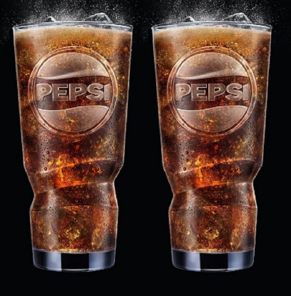 Pepsi Cola Pint 20OZ Glasses Set of 2 NEW | eBay UK