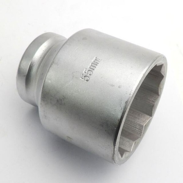 Jumbo Socket for Wrench 1" Drive 55mm Metric Mm Twelve 12 Point Nut for ...