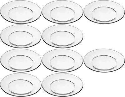 Libbey Crisa Moderno Dinner Plate 10-1/2-Inch Box of 10 Clear | eBay