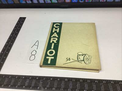 High School Year Book Photos Chariot 1958 Edith Lederer Press Valley ...