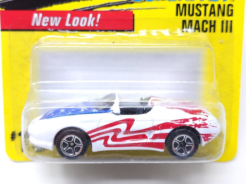 MATCHBOX SUPERFAST #15 Mustang Mach III - Red/White/Blue - NEW | eBay
