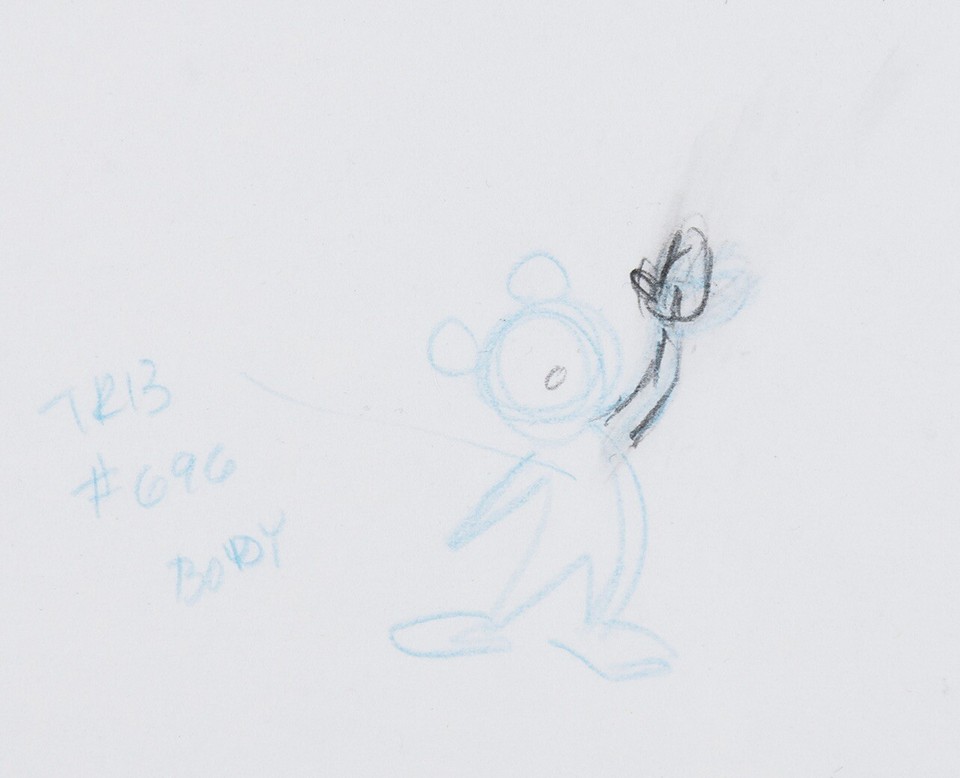 Walt Disney Mickey Mouse 2 Production Drawings by Mark Henn Rare Studio ...