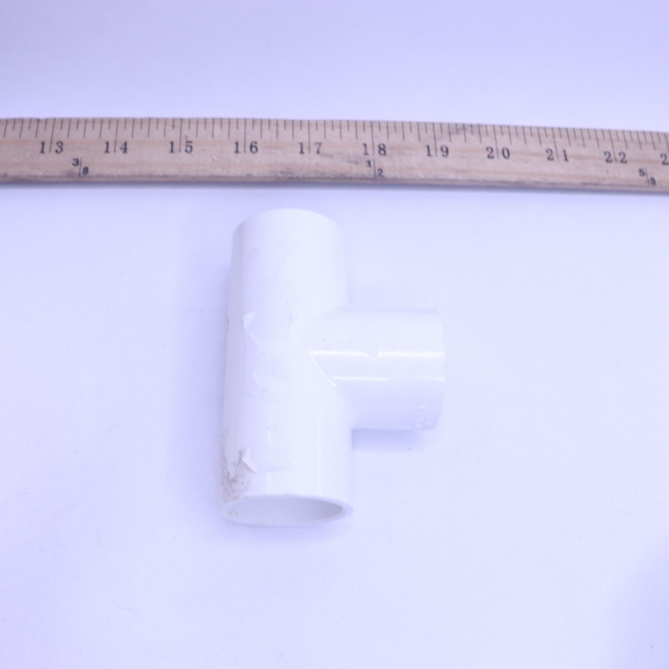 Charlotte Pipe 1 in. PVC Sch. 40 S x S x Female Pipe Thread Tee Fitting ...