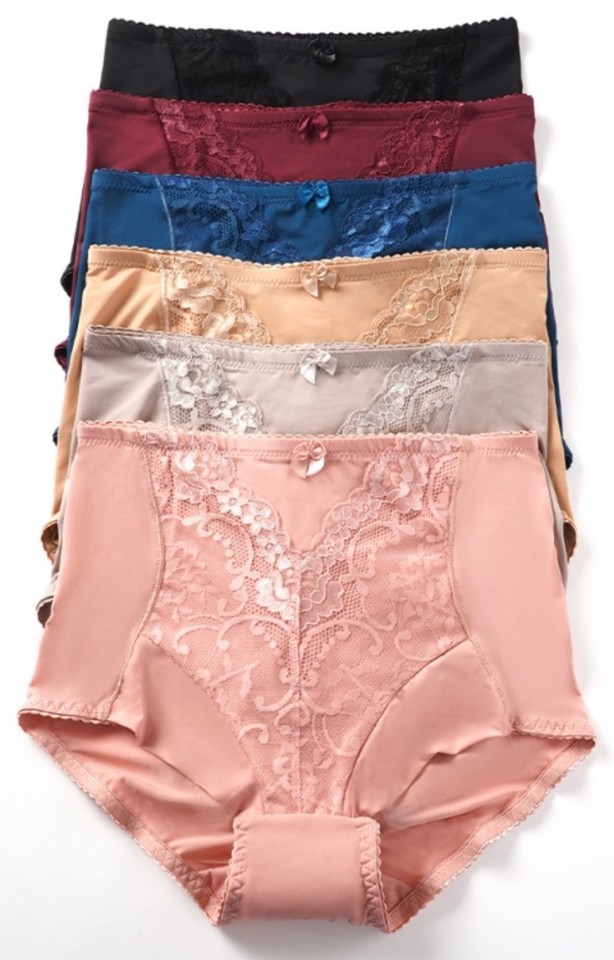 High Waisted Briefs Tummy Control Girdles 2,4 or 6 Pack Bikini Shaper ...