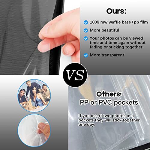 152 Pockets 8x10 Inch Photo Album for Family Wedding Pictures with ...