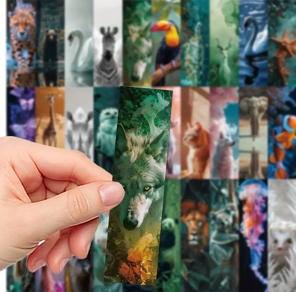 10PCS Wildlife Animal Bookmarks Perfect Gifts For Adults & Kids | eBay UK