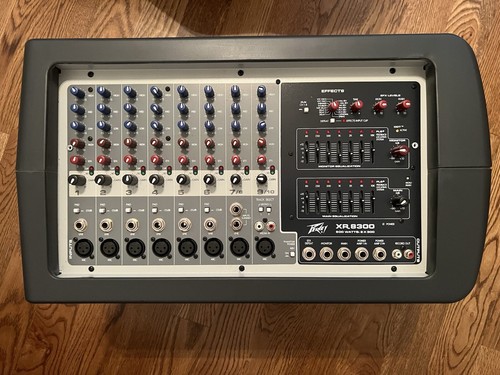 PEAVEY XR-8300 8 CHANNEL 600 WATTS POWERED MIXER - Open Box ...