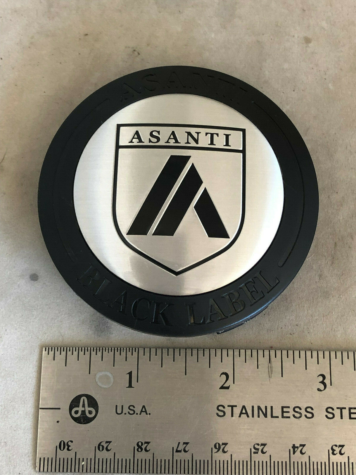 Asanti Matte Black Label Series Custom Wheel Rim Hub Cover Center Cap N ...