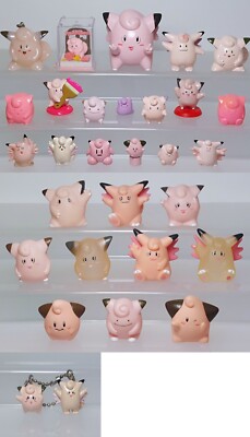 Clefable Clefairy Cleffa Pokemon Figure Set Tomy Bandai PC Banpresto 0. ...