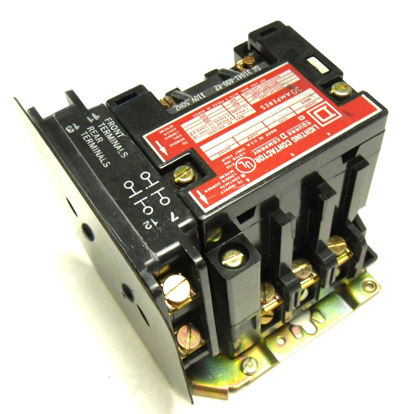 NEW SQUARE D 8903SM04 LIGHTING CONTACTOR SERIES A 30 AMP 8903 SM04 ...