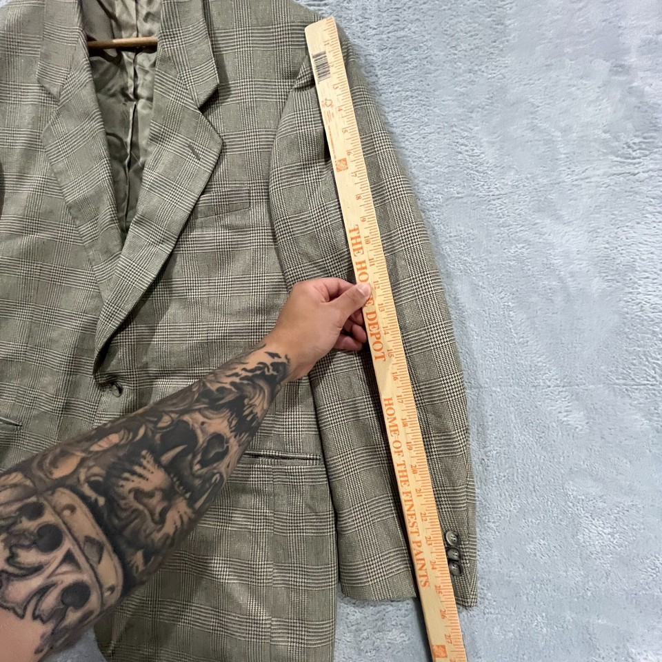 Vito Rufolo Giovanni Tonella Blazer Mens 44L Silk Wool Made In Italy ...